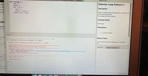 Solved And 1 Sya9 I Pythans Ot Unittest Discoverios Tests