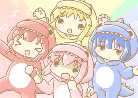 Gotoh Hitori Kita Ikuyo Ijichi Nijika And Yamada Ryo Bocchi The Rock Drawn By Wafu