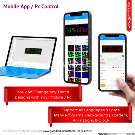 Wall Mounted Running LED Display Board Refresh Rate 120 Input Voltage 12 V DC At 2900 Sq