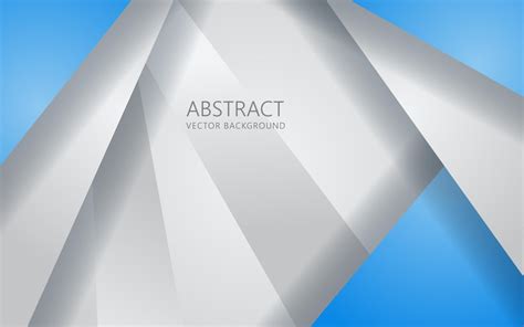 Premium Vector Abstract Blue And White Triangle Overlapping Layers Geometric Shapes Background