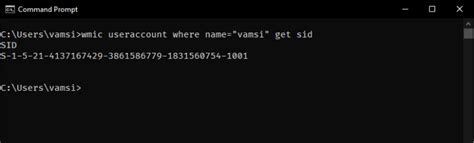 How To Find The Sid Of A User In Windows 10 And 11