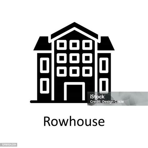 행 집 벡터 솔리드 아이콘 디자인 일러스트레이션 흰색 배경 Eps 10 파일에 도시 요소 기호 0명에 대한 스톡 벡터 아트 및 기타 이미지 Istock