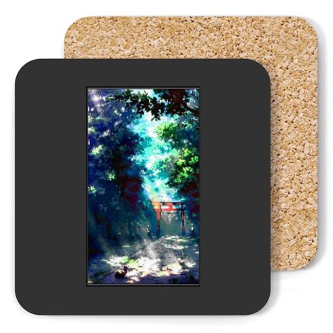 Japanese Pixel Art Pixelated Torii Gate Video Game Art Coasters Sold By