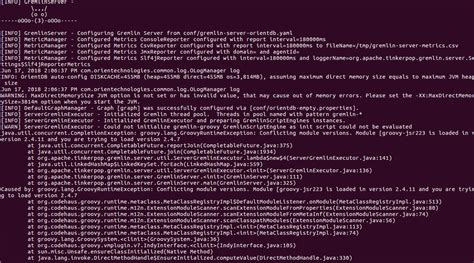 Gremlin Server Is Not Starting With Orientdb Stack Overflow