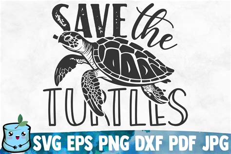 Save The Turtles Graphic By Mintymarshmallows · Creative Fabrica