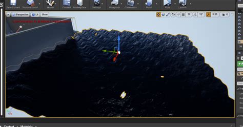 Weird Mesh Artifacts In Water Shader With Gerstner Waves Runrealengine