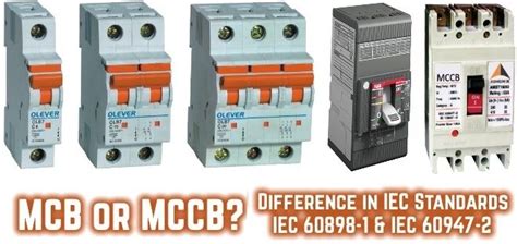 Difference Between MCB MCCB ELCB And RCD Breakers Imagenes De