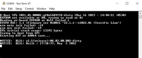 processor sdk am64x u boot not working on custom am64x board