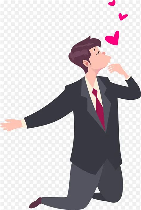 飞吻爱心卡通男孩png图片素材下载 图片编号8037334 Png素材网
