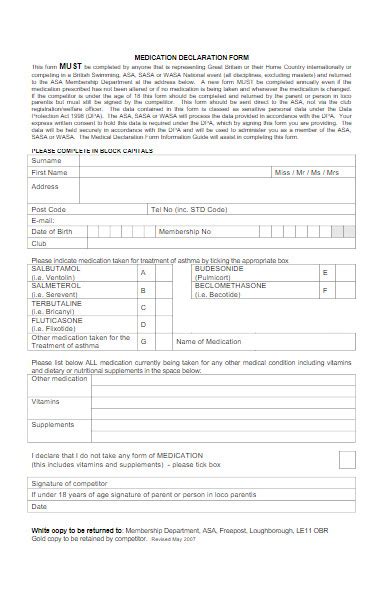 Free 50 Medical Declaration Forms Download How To Create Guide Tips Free 50 Medical Declaration Forms Download How To Create Guide Tips