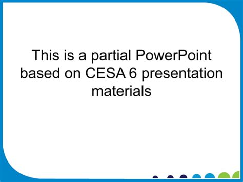 Cesa 6 Effectiveness Project Ppt Pptx