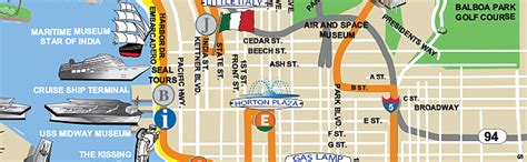 Horton Plaza San Diego Ca California Beaches