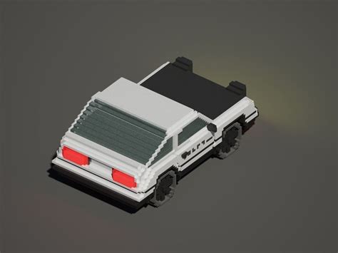 Ae86 Car Chibi Voxel Art 3d Model Cgtrader