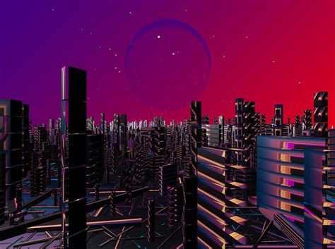 Neon City Composition Gallery Vuo Community