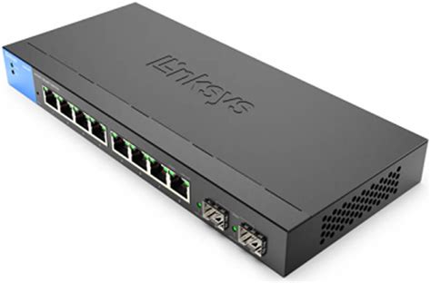 Linksys Port Managed Gigabit Switch X G Sfp Uplinks Taa Compliant Vlan Gbps Capacity