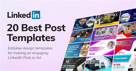 Linkedin Post Template Mockup