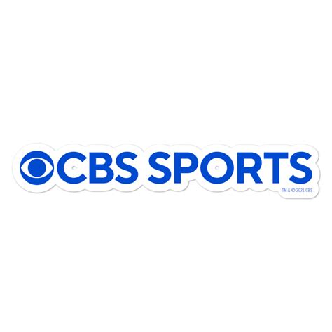 Cbs Sports Logo Adhesivo Troquelado Paramount Shop