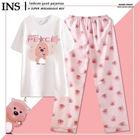 거인의집 잔망루피 잠옷 세트 귀여운 캐릭터 순면 파자마 위시버킷