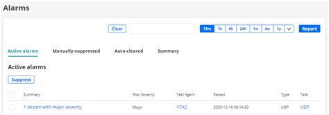 Guided Tour Of The Main Menu — Paragon Active Assurance Documentation Documentation