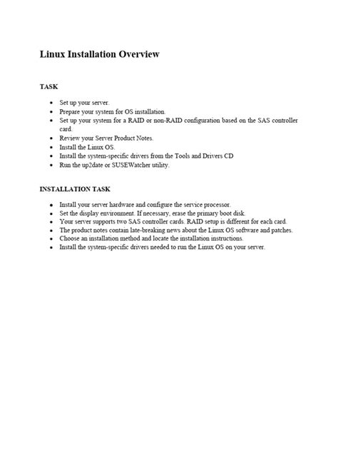 linux installation overview pdf apache server operating system