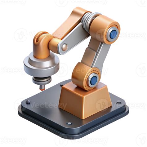 Elegant Abstract A Robotic Arm Assembling A Microchip Precise Movements Industrial Lighting
