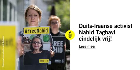 Duits Iraanse Activist Nahid Taghavi Eindelijk Vrij