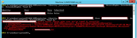 Add Sendas Security Rights To Ad User Object Programming