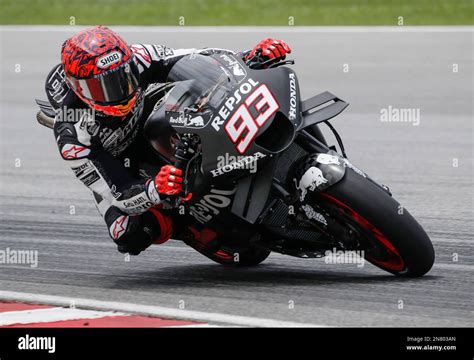 Spanish Rider Marc Marquez Of Repsol Honda Team In Action During The
