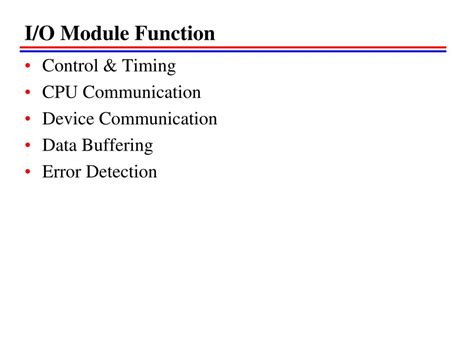PPT CH07 Input Output PowerPoint Presentation Free Download ID 6822859