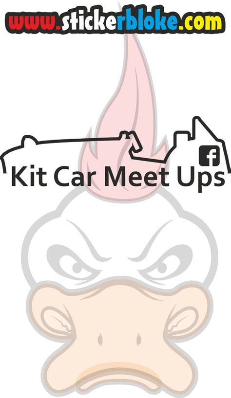 Kit Car Meet Ups Club Sticker Stickerbloke