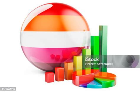 성장 막대 그래프와 원형 차트가 있는 레즈비언 플래그 3d 렌더링 3차원 형태에 대한 스톡 사진 및 기타 이미지 3차원 형태 Lgbtqia 문화 개념 Istock