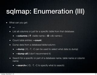 Sql injection with sqlmap | PDF