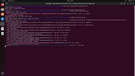 An Error Occurred When Loading A Bit File For Memory Mapping Under The Pynq Framework Support