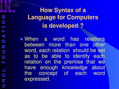 Ppt Undl Foundation Powerpoint Presentation Free Download Id6703840