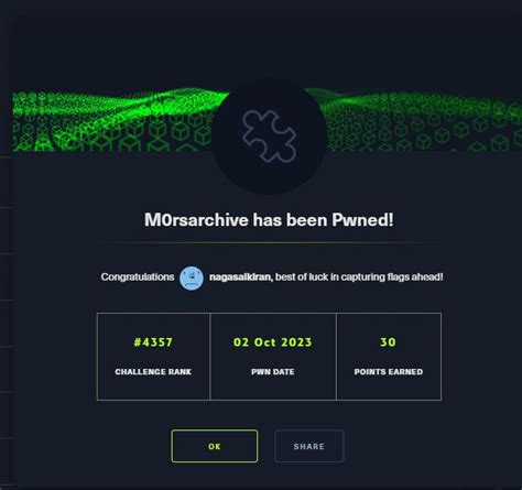 Naga Sai Kiran Thatikonda On Linkedin Hackthebox Ethicalhacking Htb Penetesting Cybersecurity