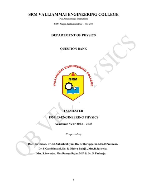 192010 3 Engineering Physics Srm Valliammai Engineering College An