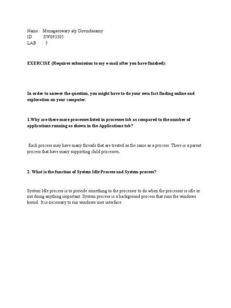 Lab5 Os Pdf Process Computing Computer Data Storage