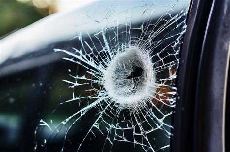 Premium Ai Image A Broken Left Side Window In The Aftermath Of A Security Breach