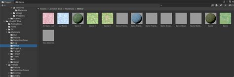 prefab meshes material thumbnails in project view are shown as empty