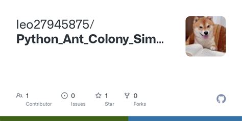 github leo27945875 python ant colony simulator