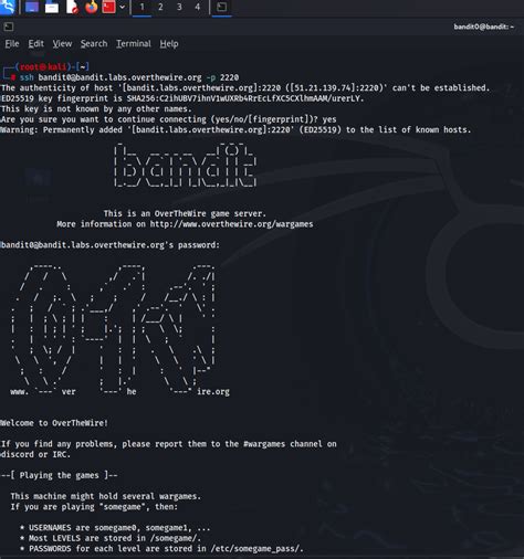 overthewire bandit 靶场通关解析（上） overthewire过关 csdn博客