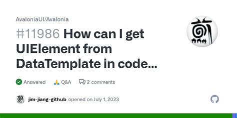 How Can I Get Uielement From Datatemplate In Code Behind · Avaloniaui
