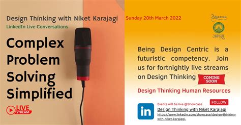 Niket Karajagi On Linkedin Designthinking Empathy Linkedinlivestreams Niketkarajagi…