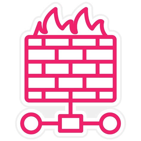 Premium Vector Vector Design Firewall Network Icon Style