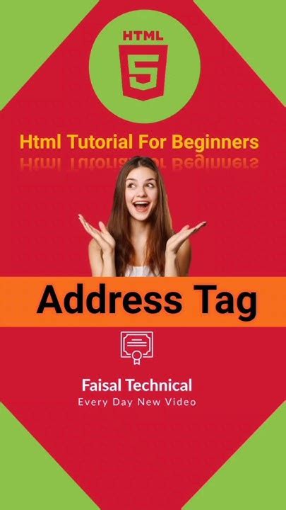Address Tag In Html 😳😳 Html में एड्रेस टैग कैसे इस्तेमाल करे Shorts Html Youtube