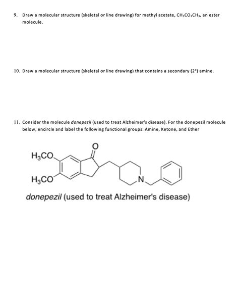 [solved] 9 Draw A Molecular Structure Skeletal Or Line