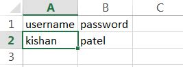 Data Driven Testing Using Csv Excel File In Protractor Stack Overflow