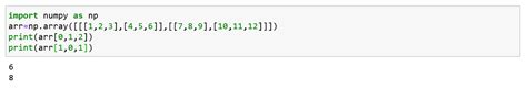 Numpy Indexing And Slicing
