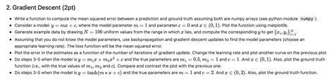 solved write a function to compute the mean squared error