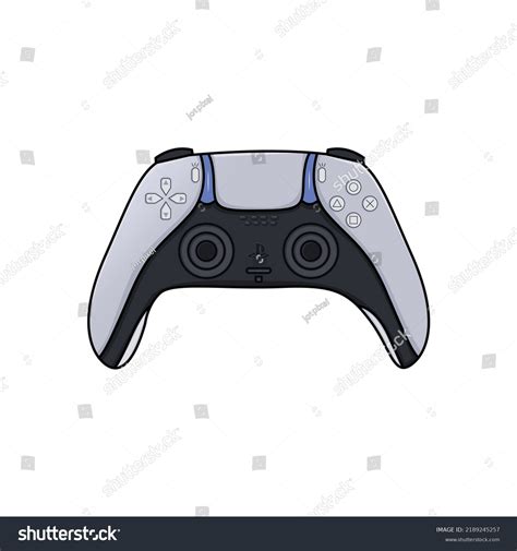 Ps5 Controller Vector Illustration Adobe Illustrator Stock Vector Royalty Free 2189245257